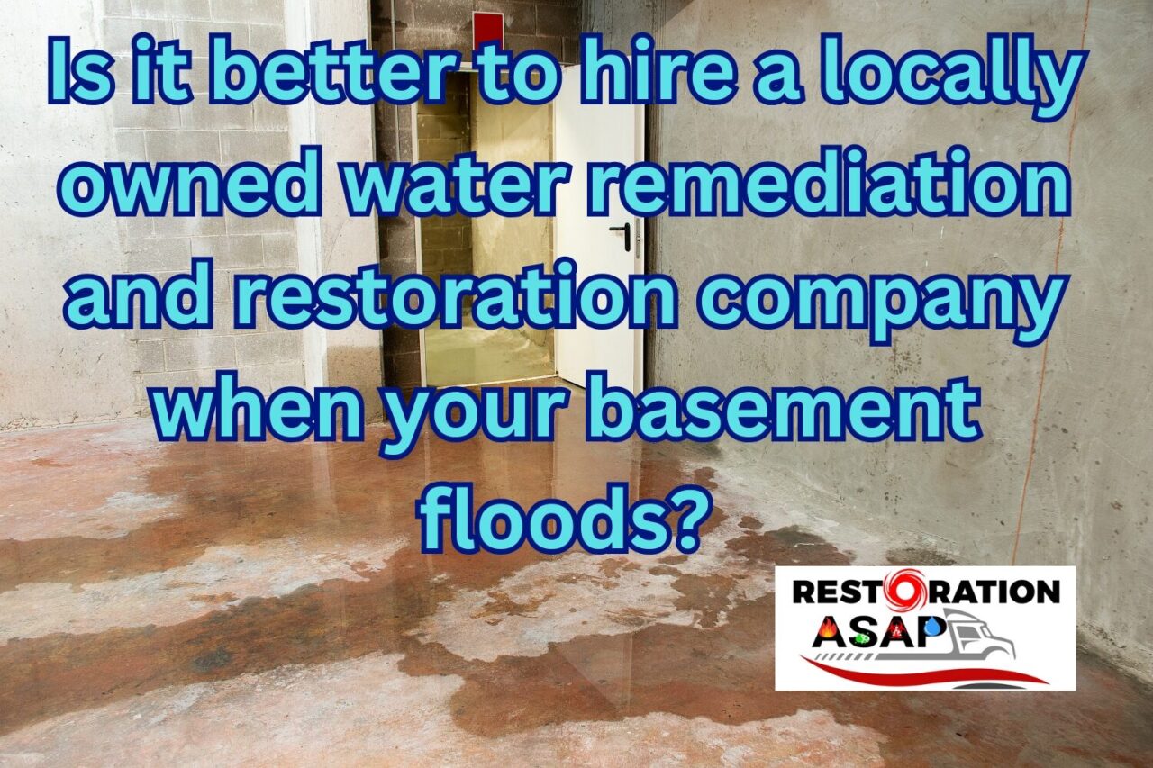 Is it better to hire a #locallyowned #waterremediation and # ...